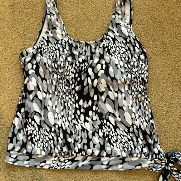 Swim | New Black And Gray Tankini Top | Poshmark